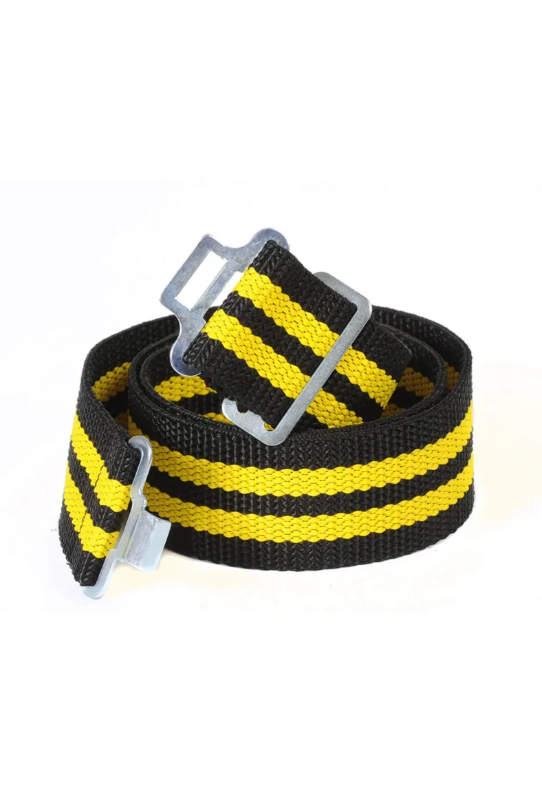 Striped Web Belt With Buckle | KForce